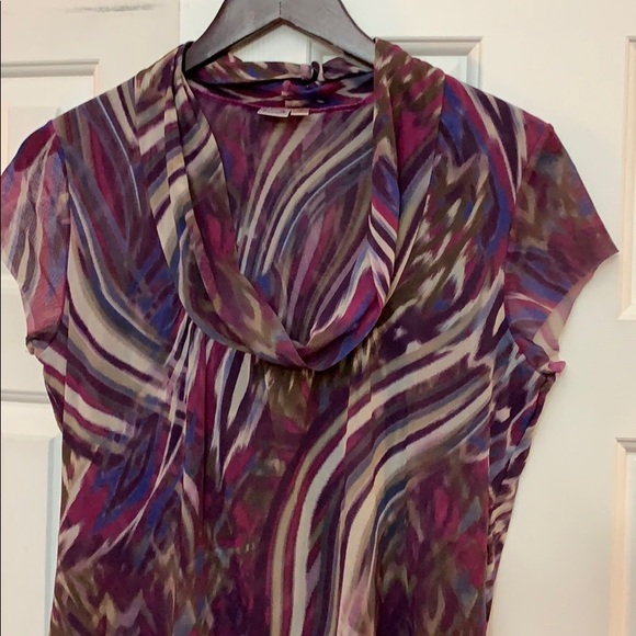 Johnny Heaven | Tops | Johnny Heaven Stretchy Meshy Top L | Poshmark